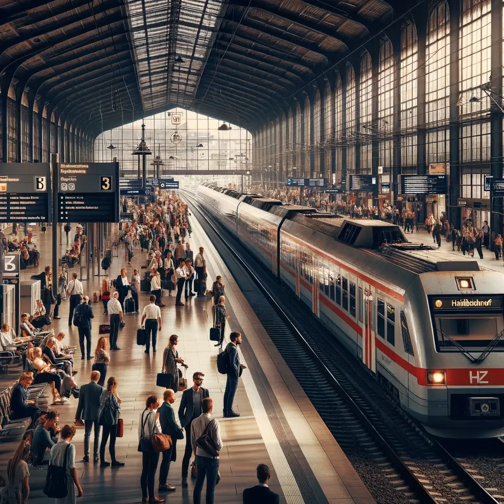 Hauptbahnhof Stadt Münster Hbf: Ein Bahnhof in Westfalen ...